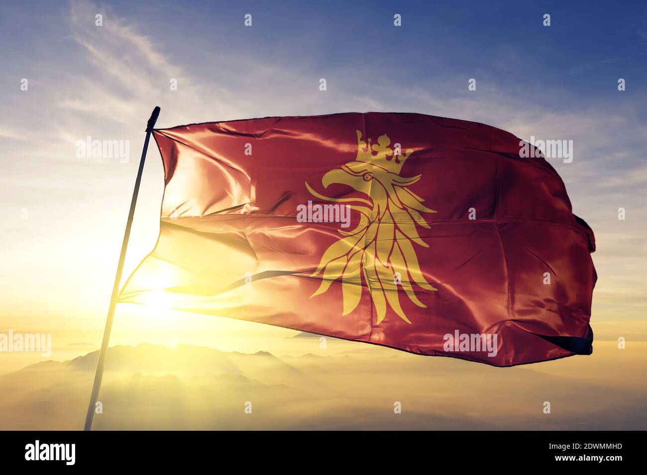 Flag skane sweden hi-res stock photography and images - Alamy