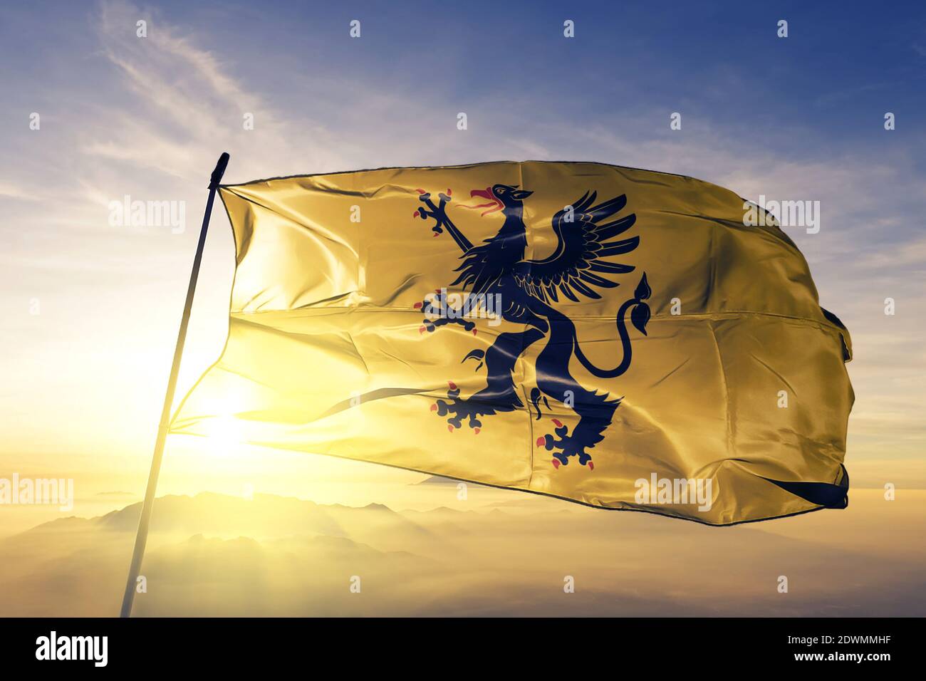 Flag of sodermanland county hi-res stock photography and images - Alamy