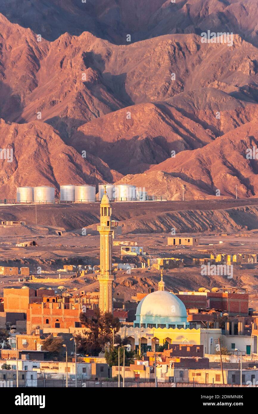 View from Cruise ship Pacific Princess of Port Safaga on the Red Sea ...