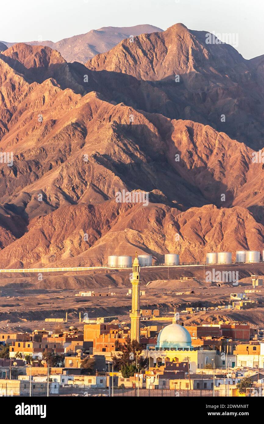 View from Cruise ship Pacific Princess of Port Safaga on the Red Sea ...