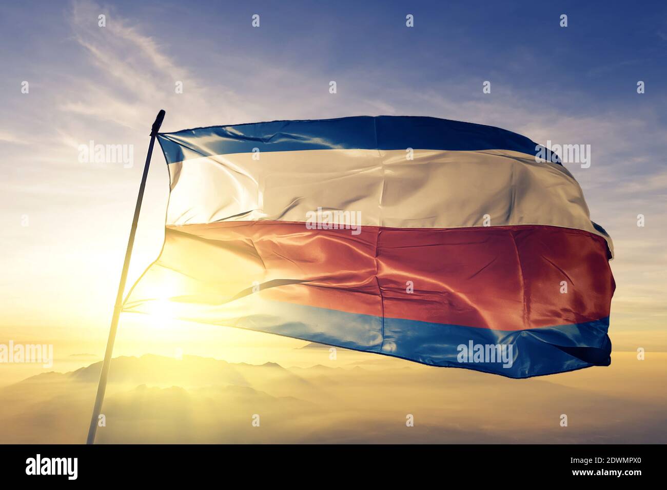 Slovakia official national waving hi-res stock photography and images ...