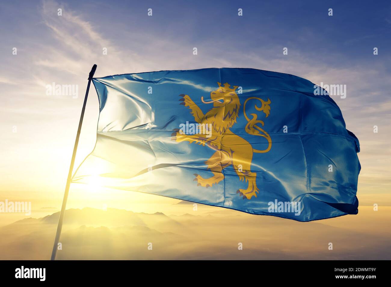 Flag of lviv oblast hi-res stock photography and images - Alamy