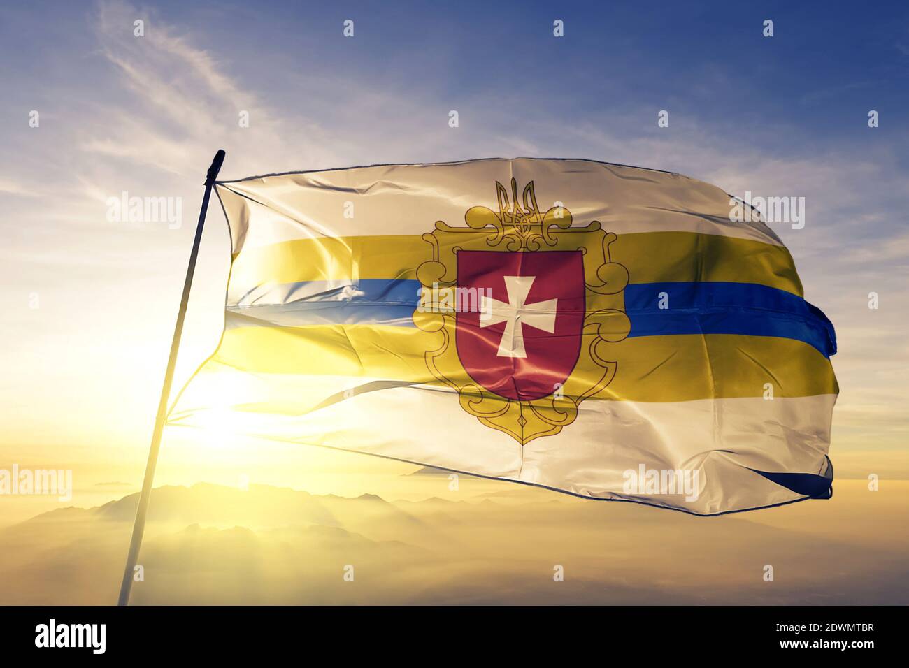 Rivne oblast flag hi-res stock photography and images - Alamy