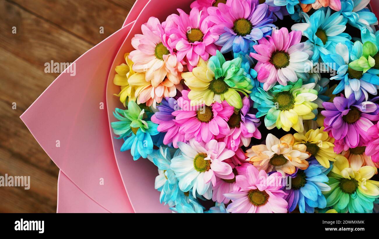 Rainbow with flowers hi-res stock photography and images - Alamy