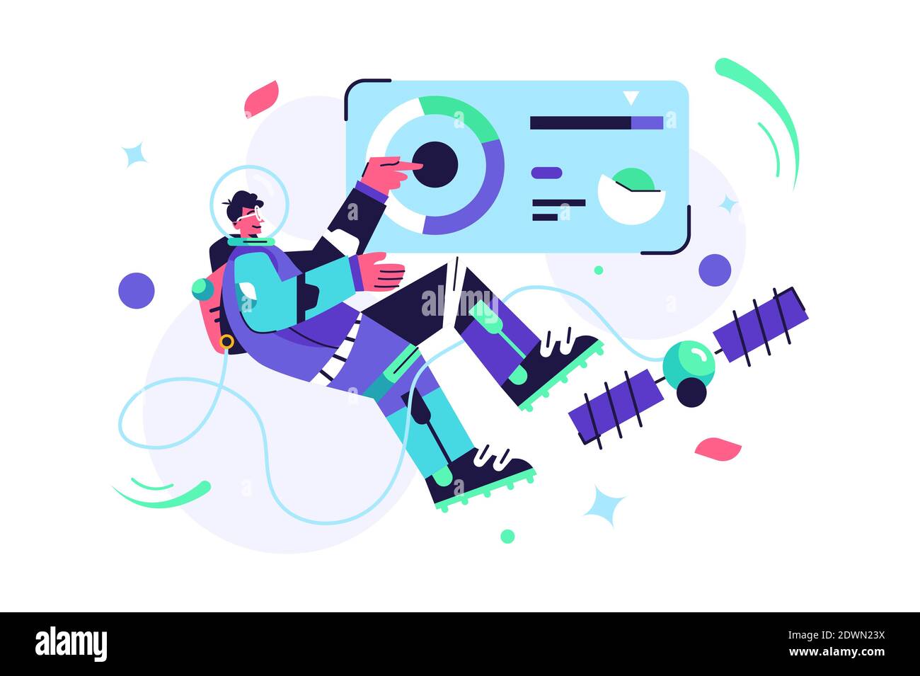 Astronaut helmet icon in cartoon hi-res stock photography and images ...