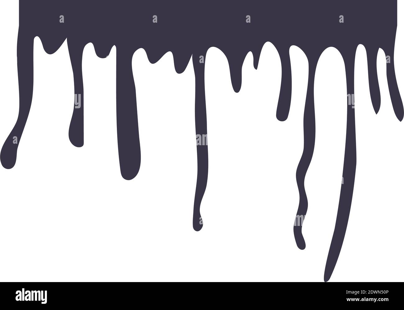 Drip ink monochrome style Stock Vector Images - Alamy