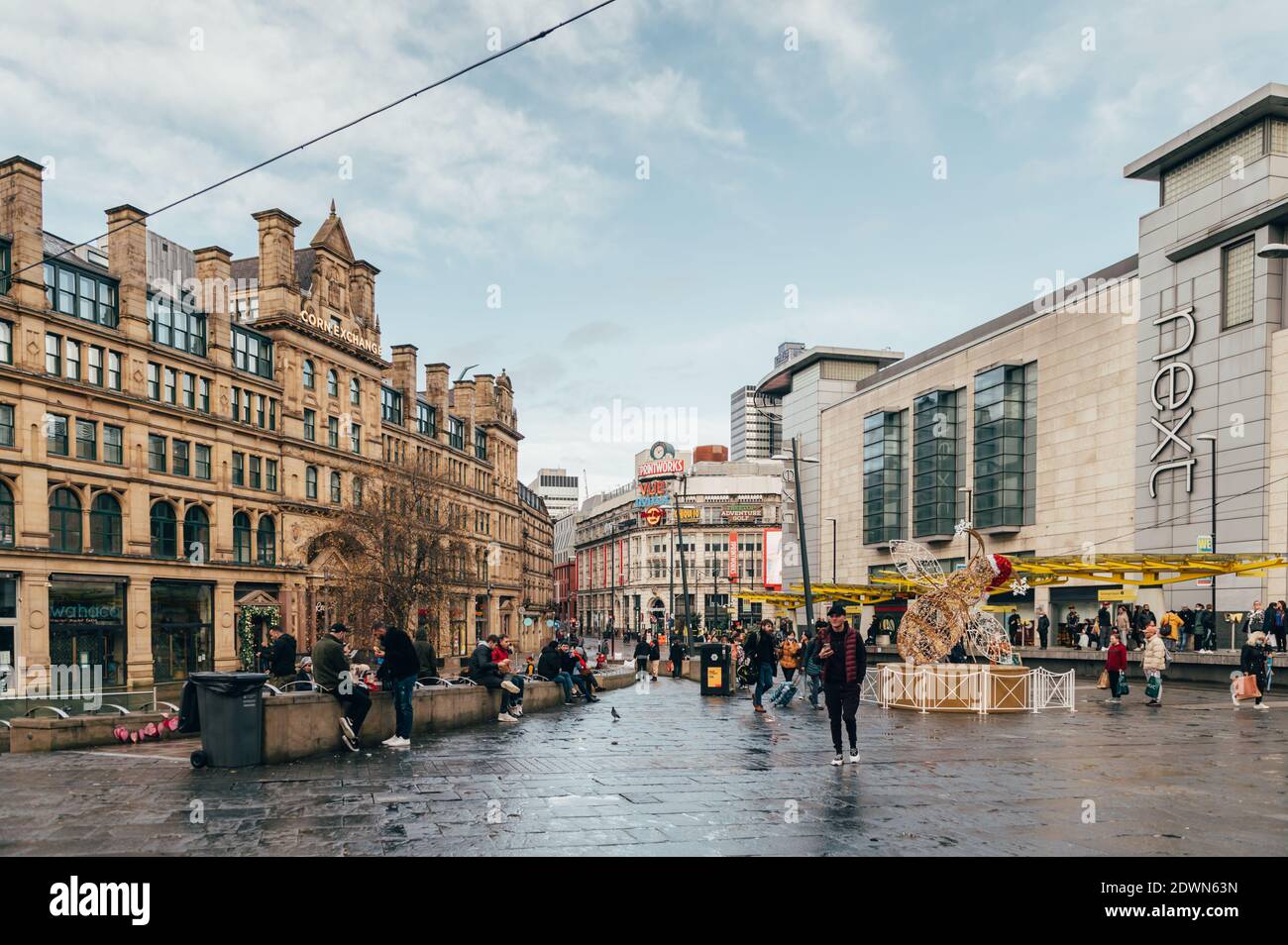 City centre of Manchester, UK Stock Photo - Alamy