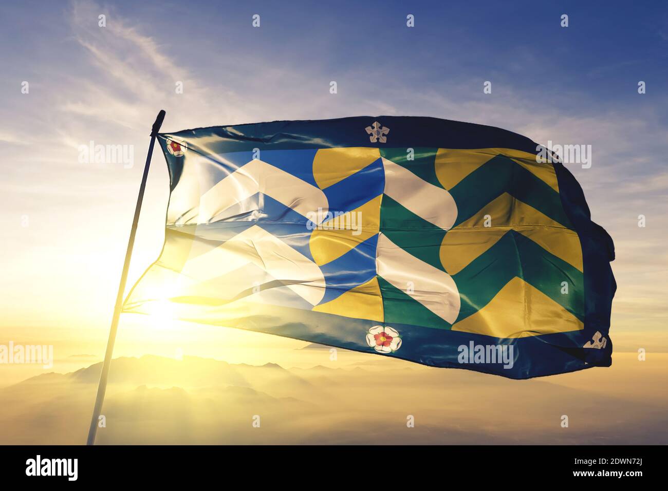 Cumbria flag hi-res stock photography and images - Alamy