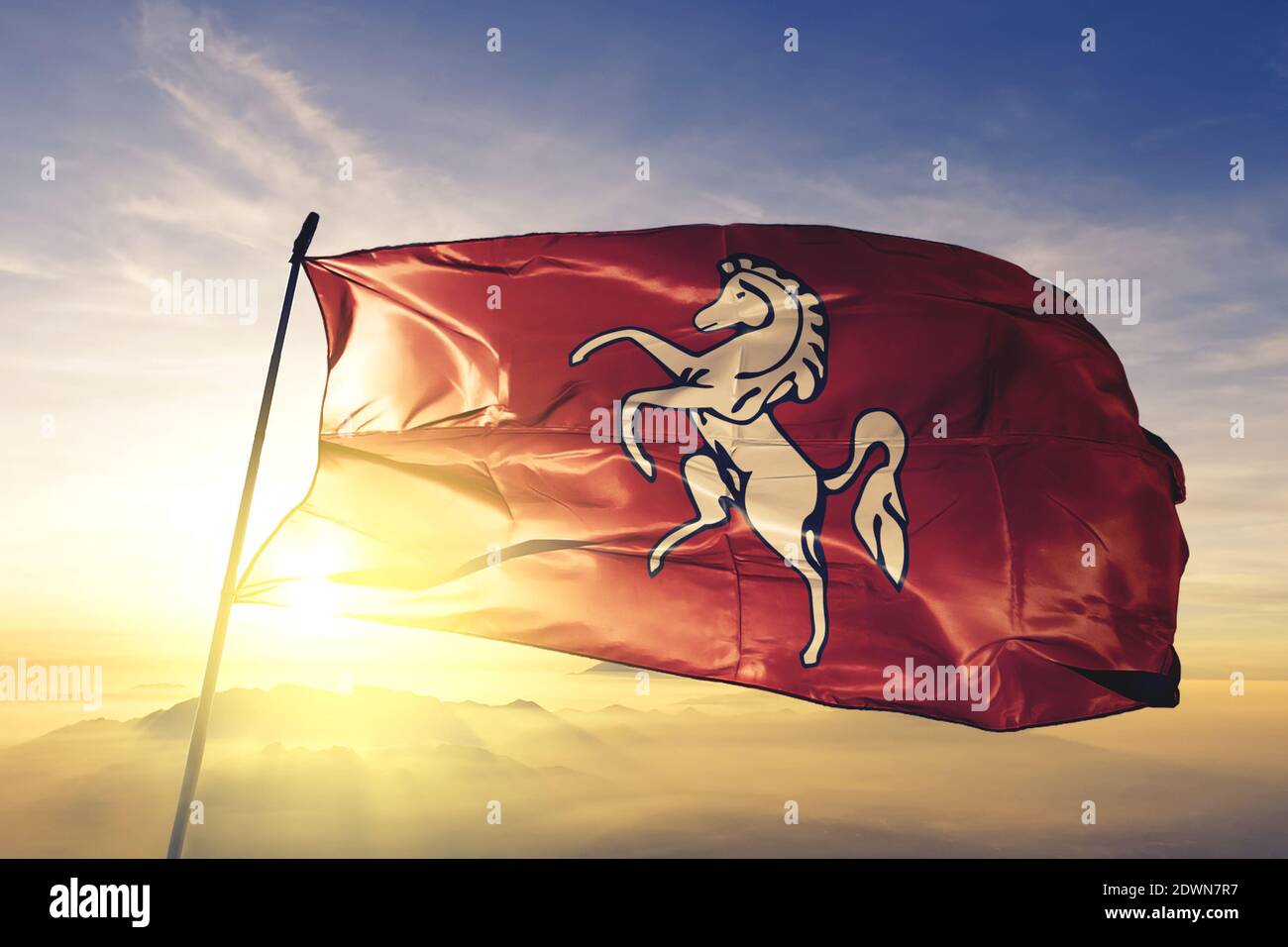 Kent county flag hi-res stock photography and images - Alamy