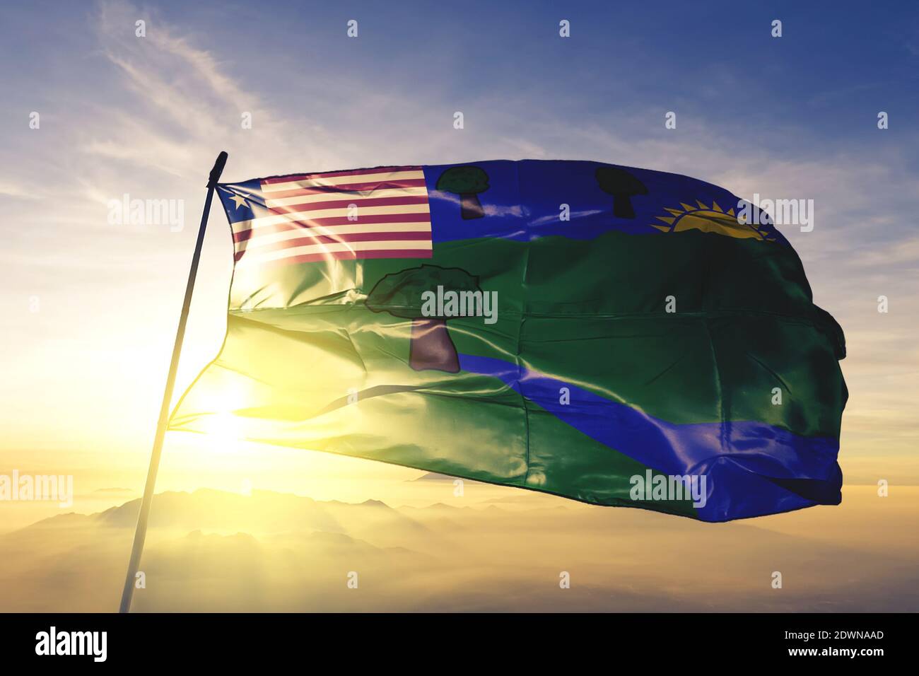 River gee county flag hi-res stock photography and images - Alamy