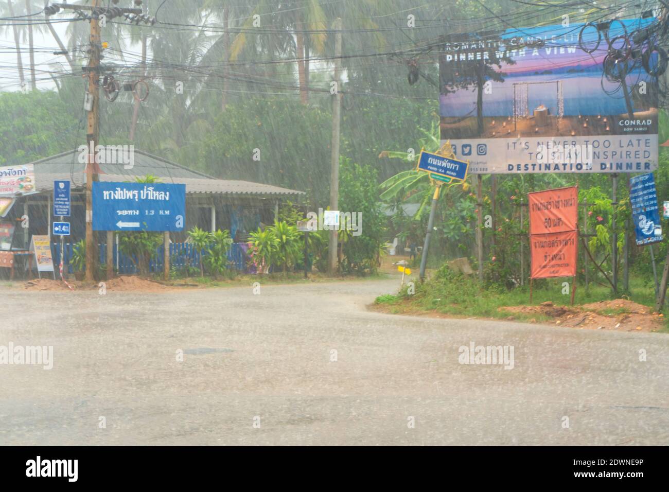 Tropical downpour in thailand rain hi-res stock photography and images ...