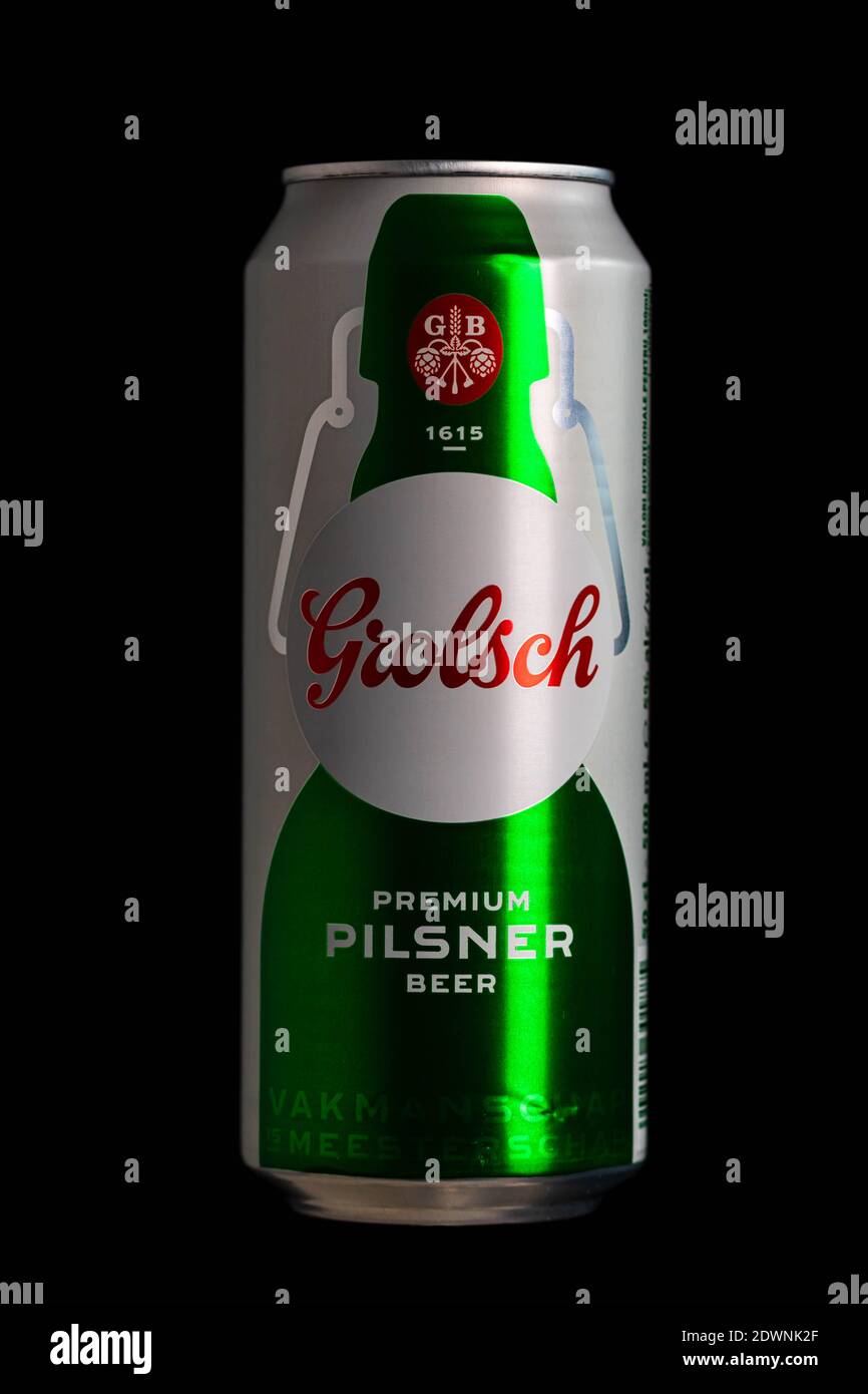Grolsch premium lager beer can hi-res stock photography and images - Alamy