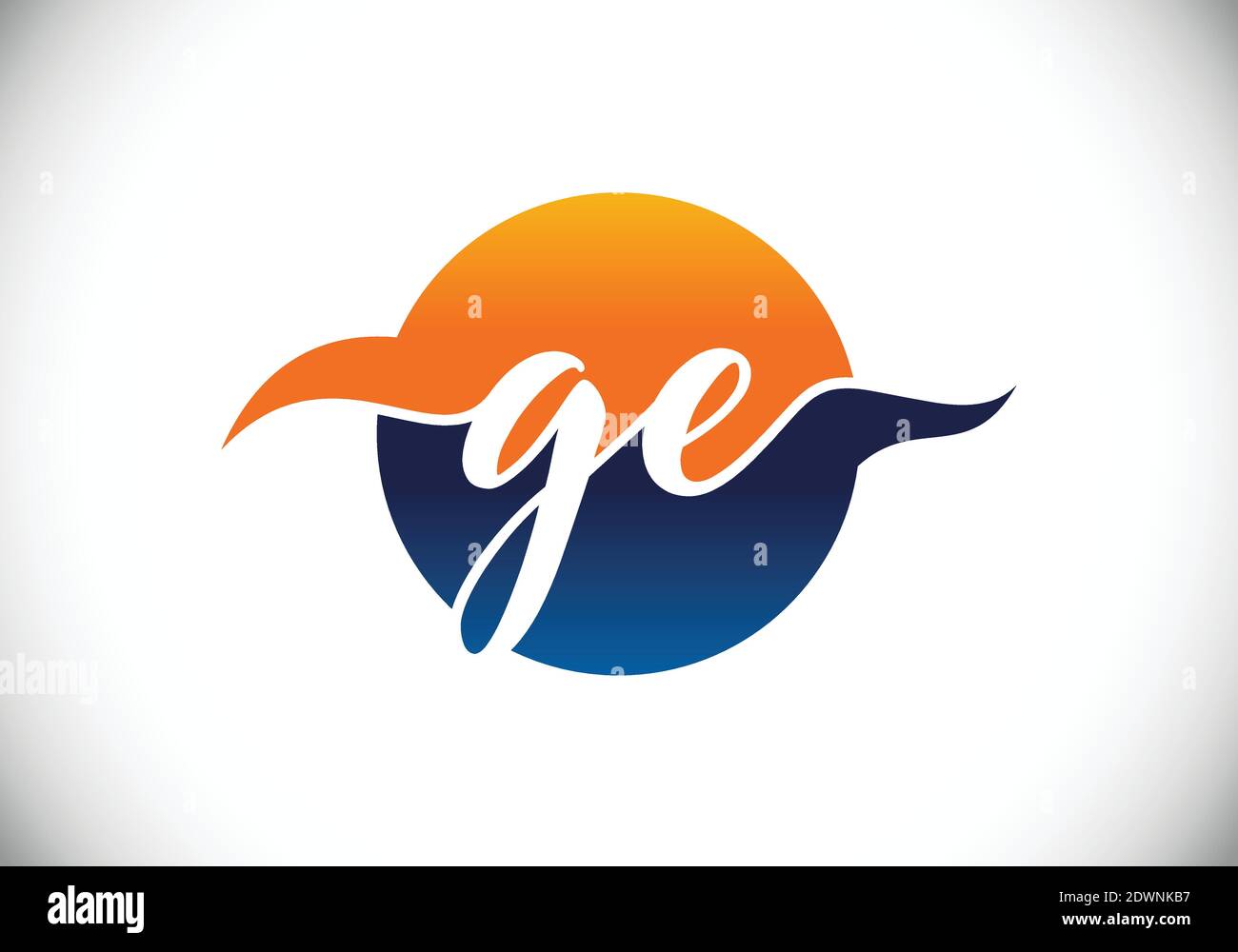 G e logo design Stock Vector Images - Alamy