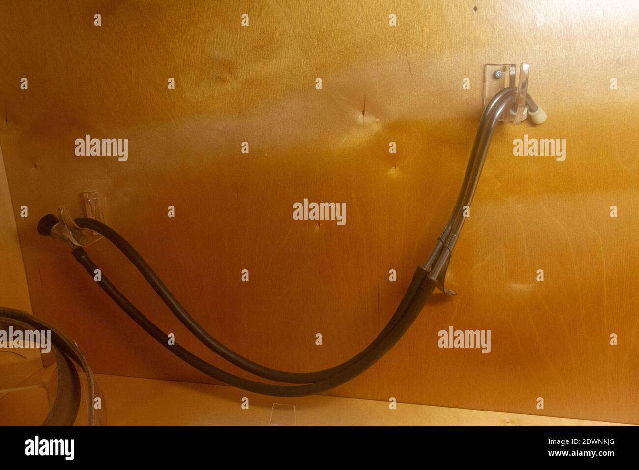A stethoscope from Strangeways Prison, used to certify death after ...