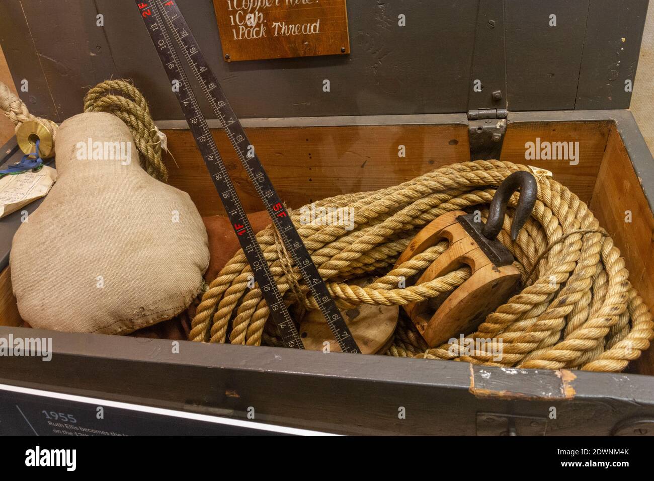 Contents of a executioners box in the National Justice Museum ...