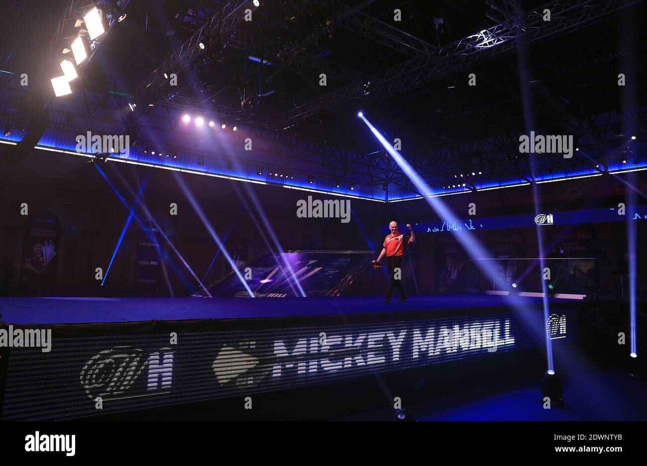Mickey Mansell during day nine of the William Hill World Darts ...
