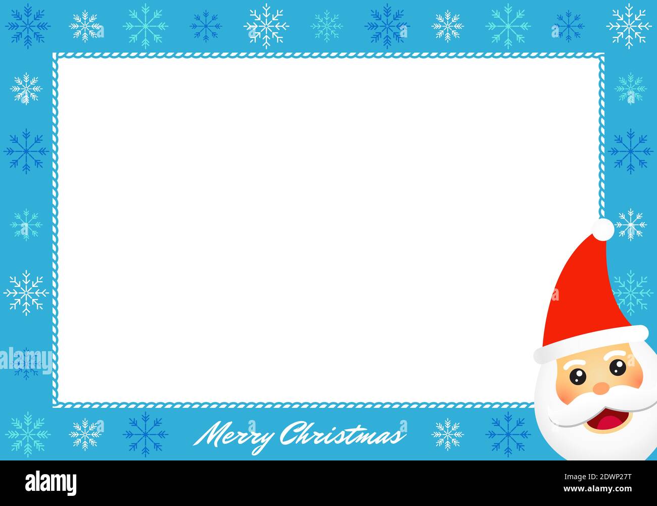 Christmas border santa claus hi-res stock photography and images - Alamy