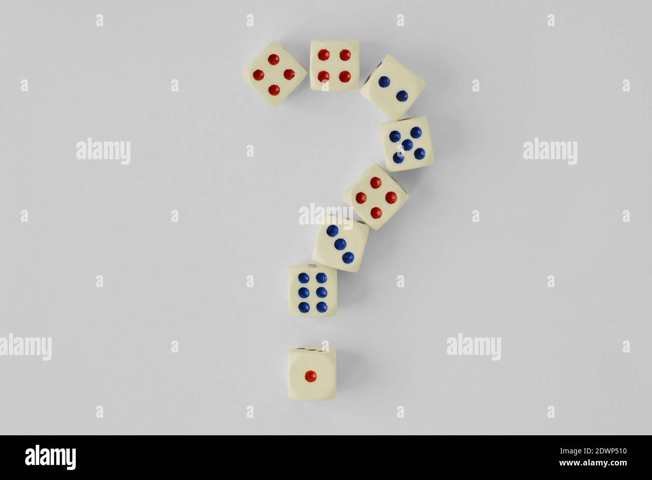 Question mark dice hi-res stock photography and images - Alamy