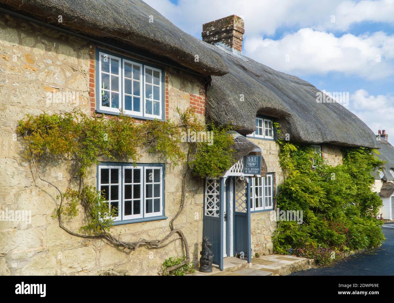 Thatched Tea room and Bistro Godshill Isle of Wight UK. October 2020 ...