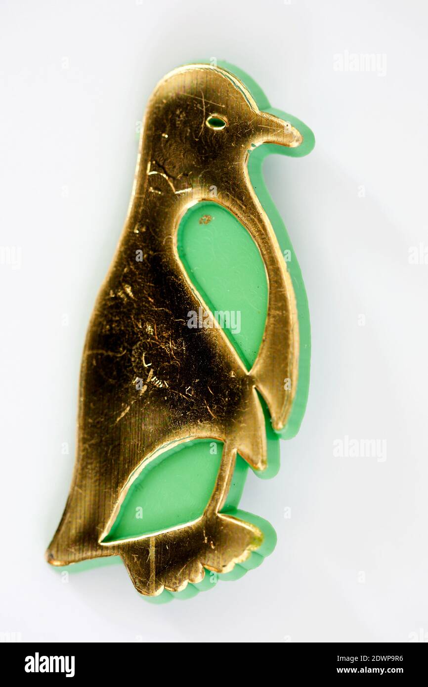 Vintage Penguin Badge Stock Photo - Alamy