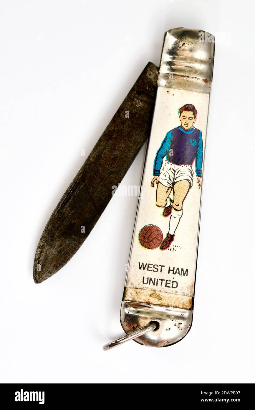 West Ham United - Pocket Pen Knife Stock Photo - Alamy