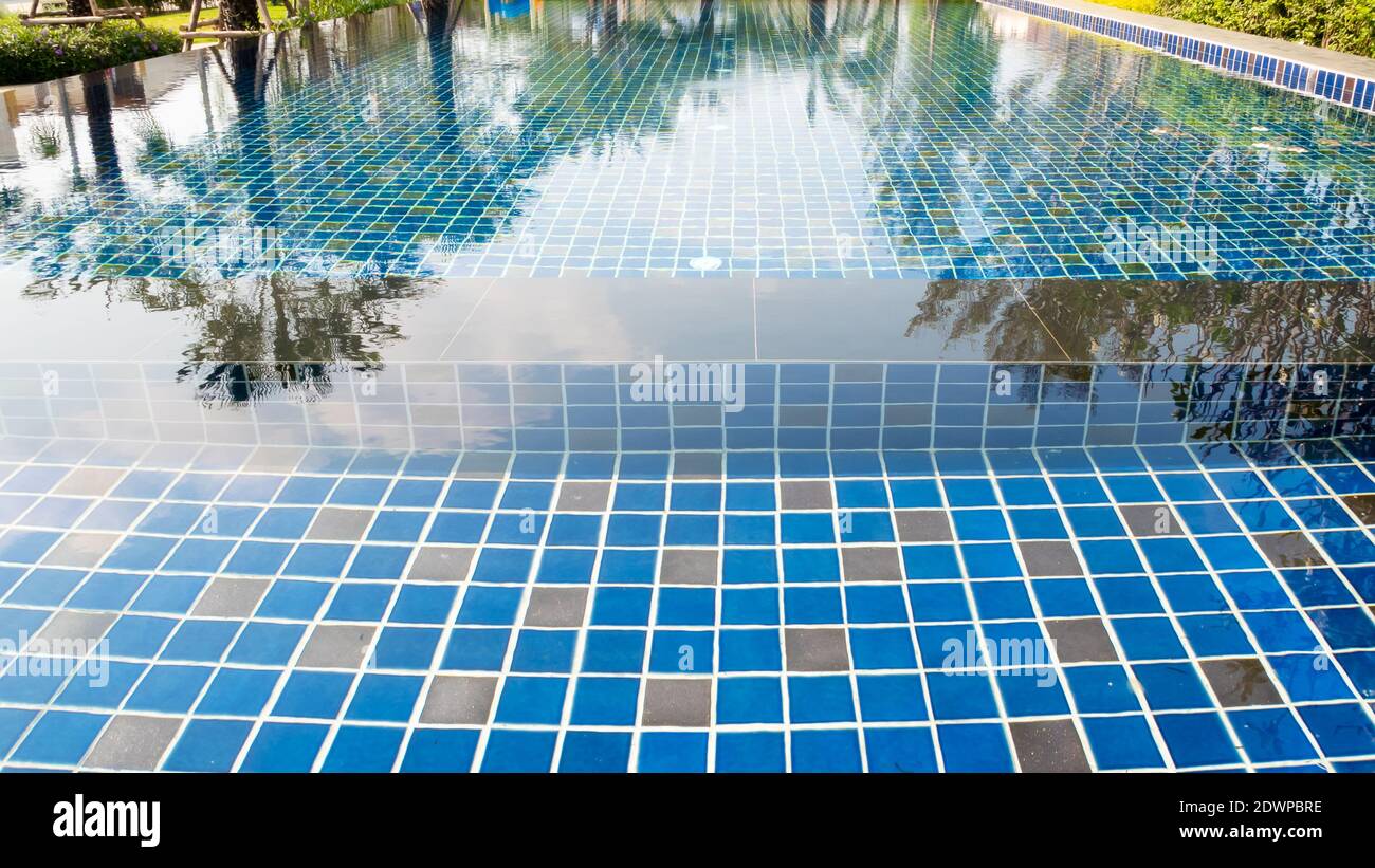 Closeup surface of the water in the swimming pool Stock Photo - Alamy