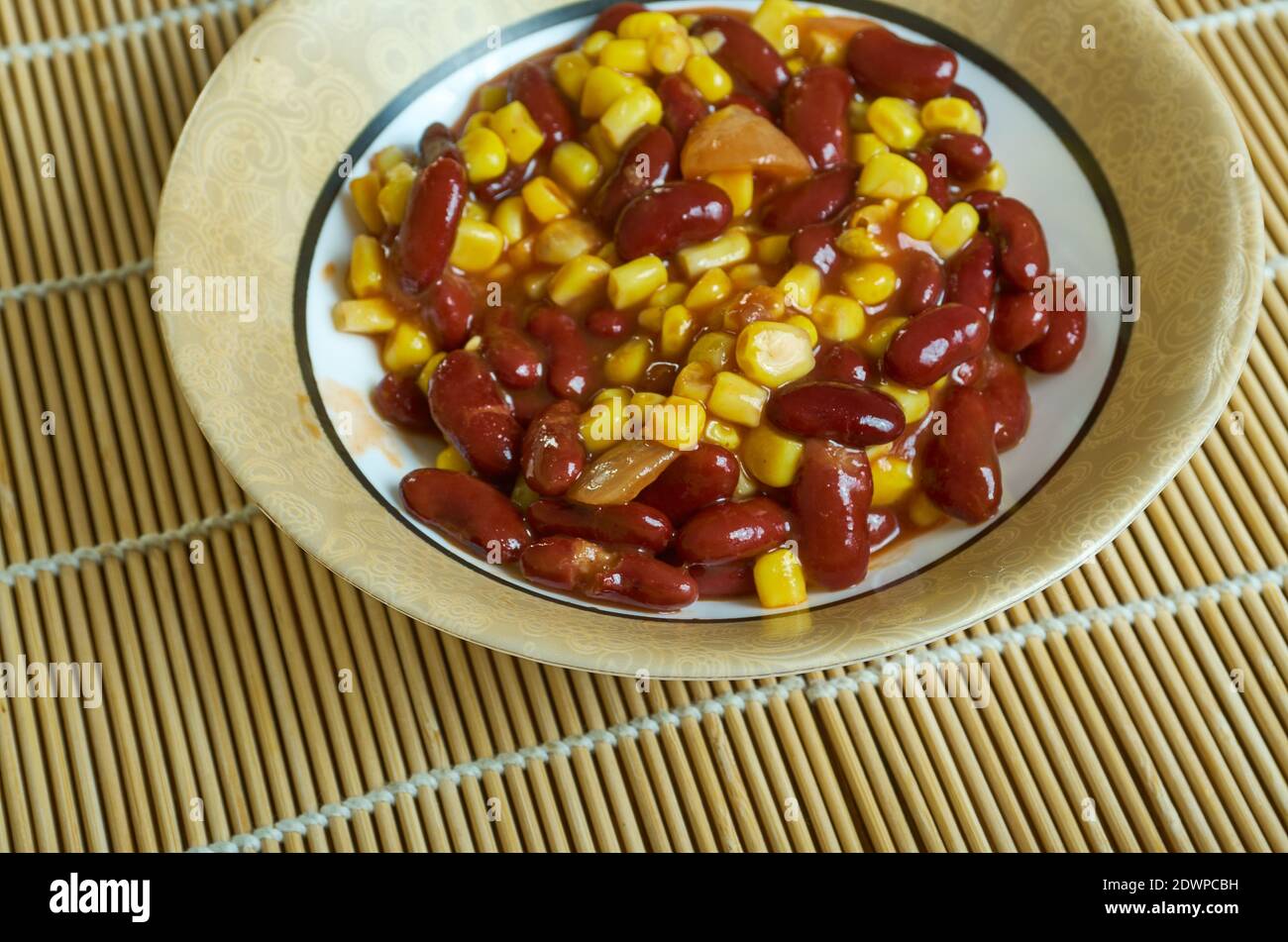 Corn porridge and beans africa hi-res stock photography and images - Alamy