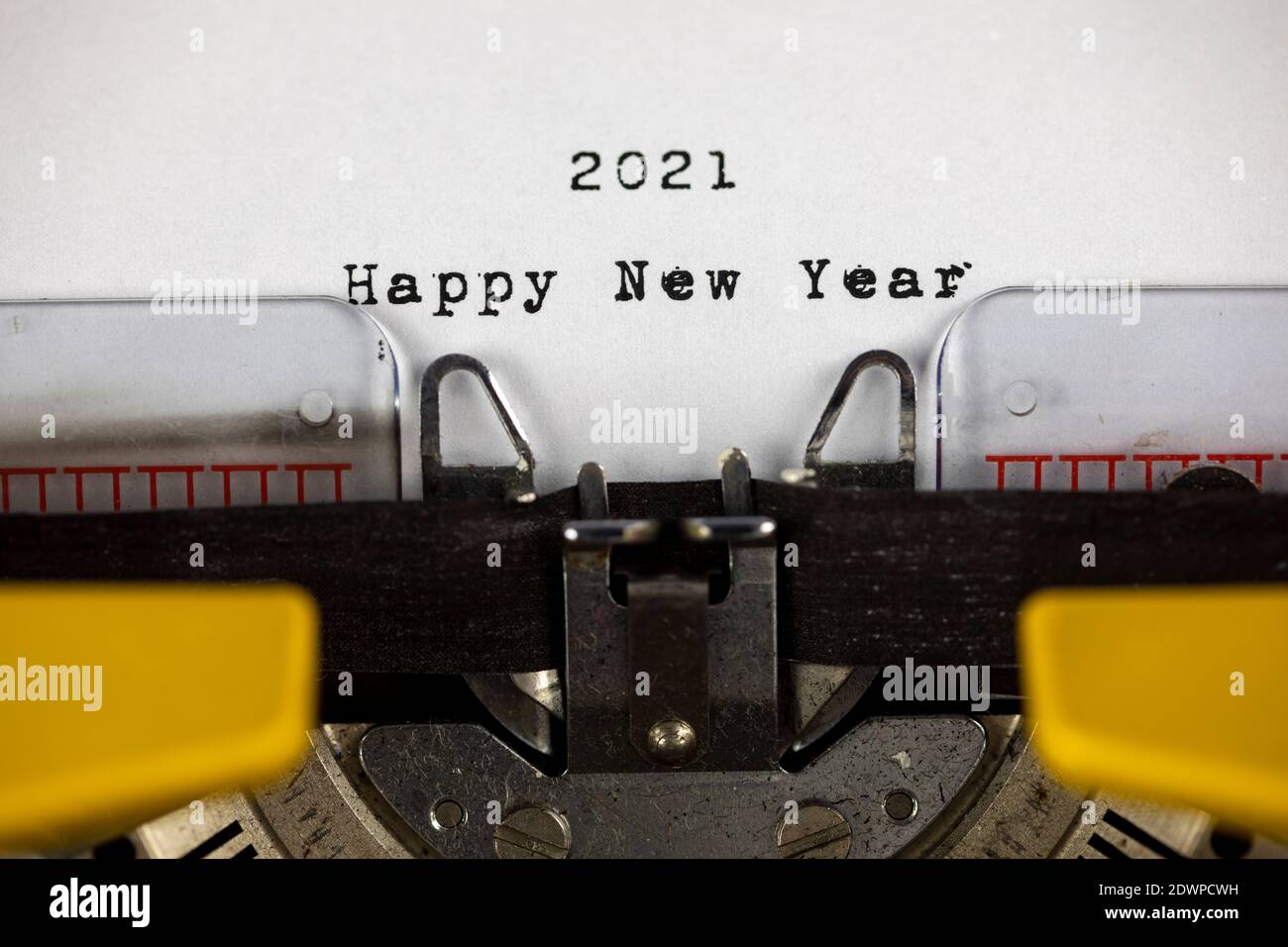 Printed on typewriter hi-res stock photography and images - Alamy