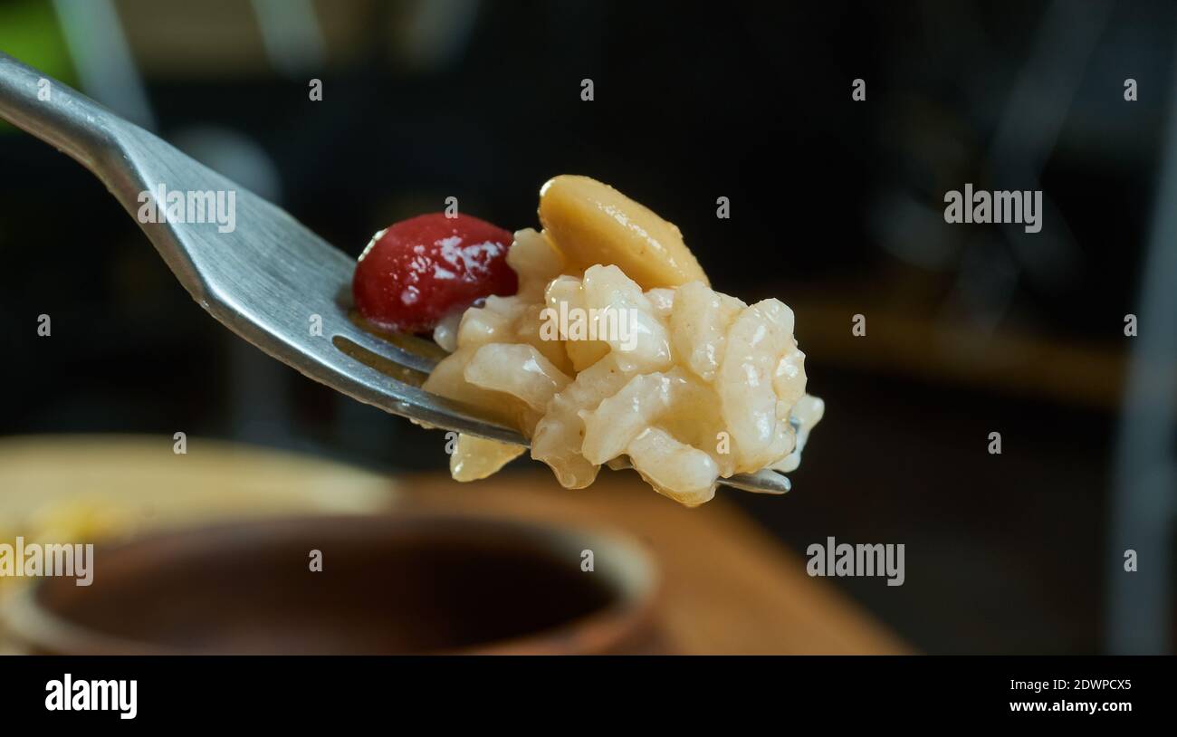 Guyanese Cook Up Rice, traditional one-pot Caribbean rice dish Stock ...