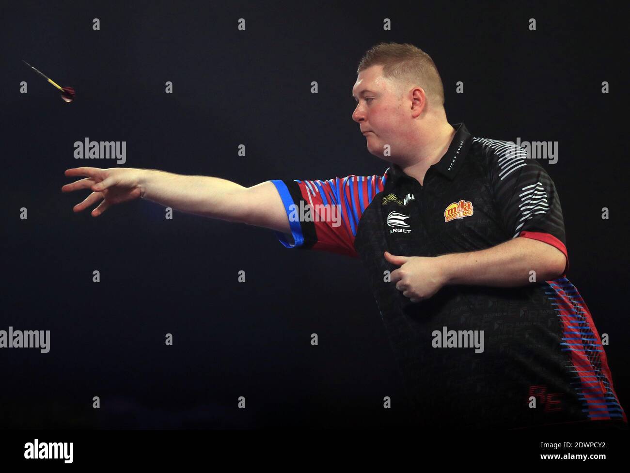 Ricky Evans during day nine of the William Hill World Darts ...