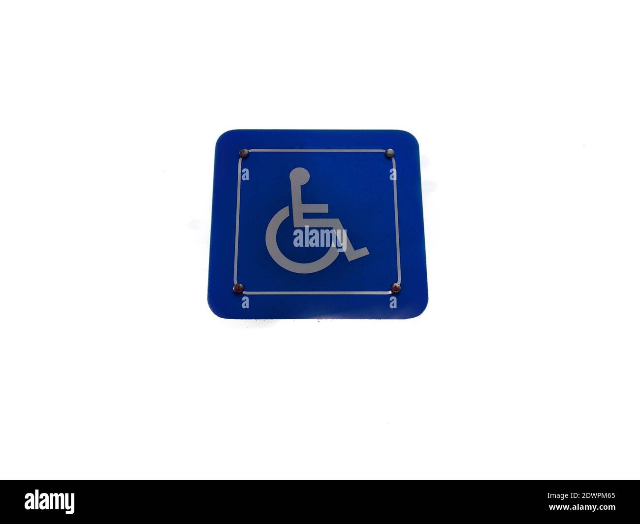 Disabled wheelchair sign Cut Out Stock Images & Pictures - Alamy