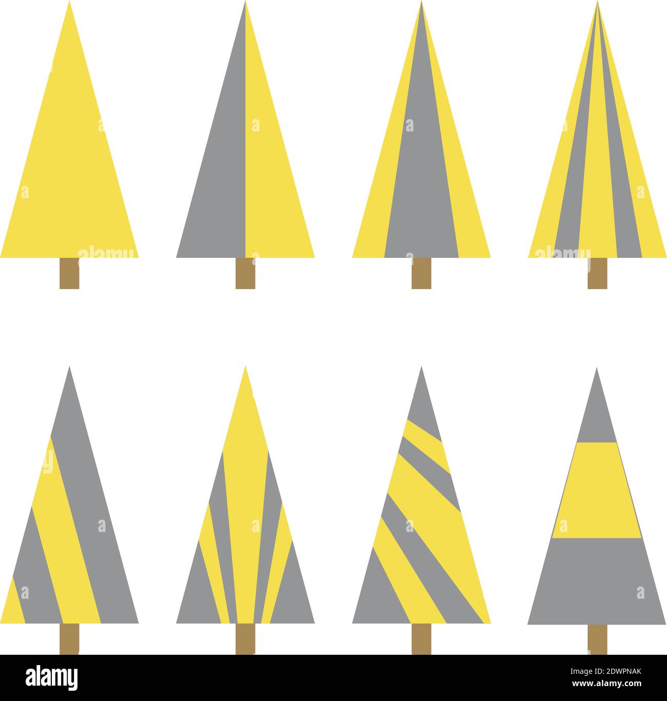 Pines trees illustration Stock Vector Images - Alamy