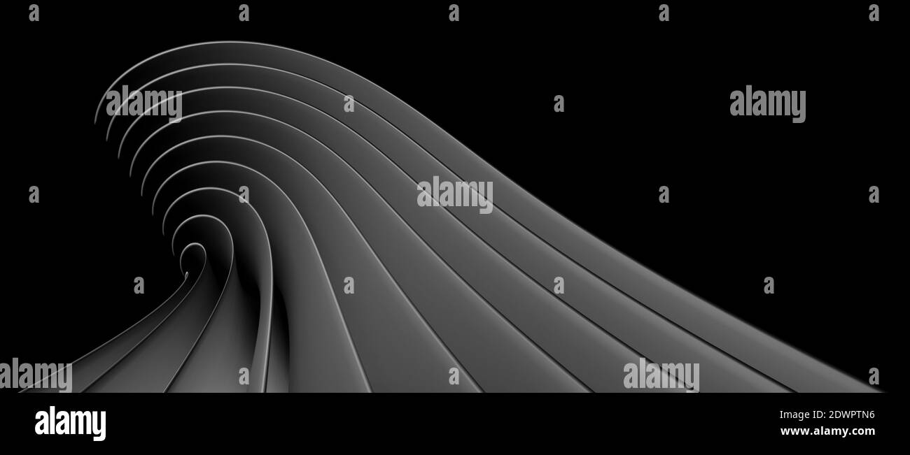 Black curves Black and White Stock Photos & Images - Alamy