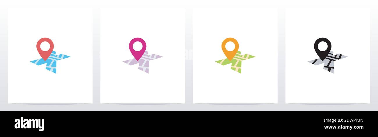 Location Pin On Letter Logo Design X Stock Vector Image & Art - Alamy