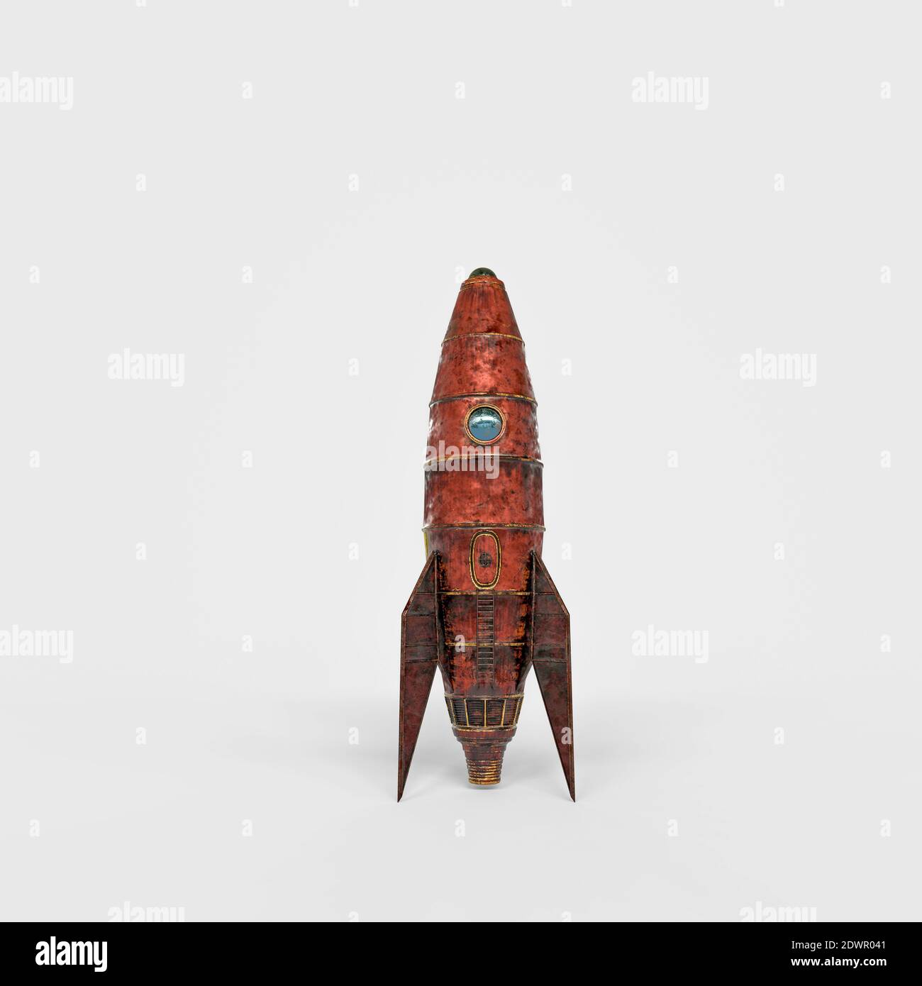 space rocket isolated on white background 3d illustration Stock Photo ...