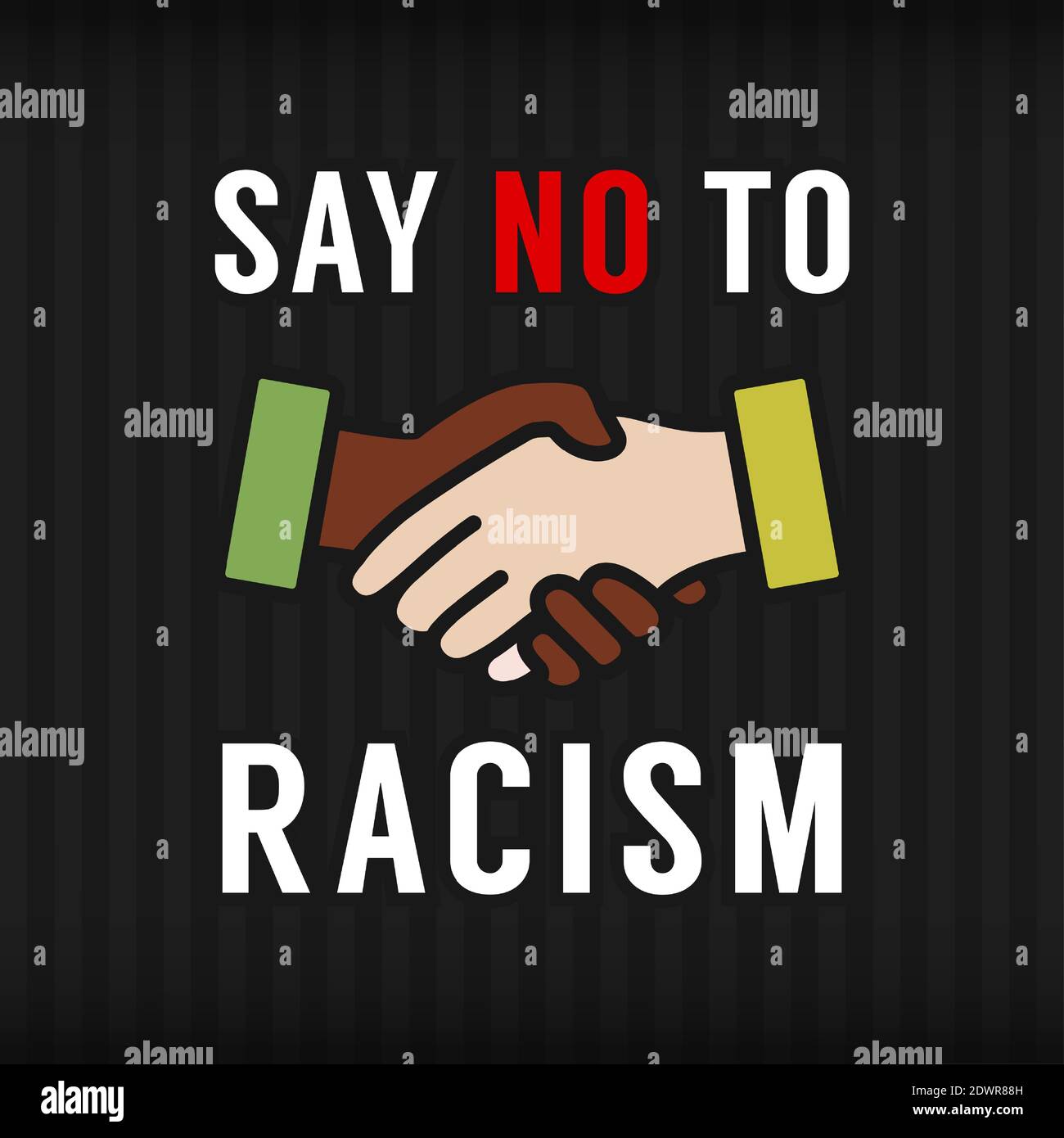 Minority handshake Stock Vector Images - Alamy