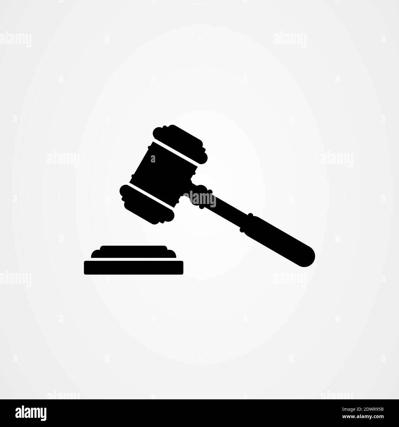 Gavel Logo High Resolution Stock Photography and Images - Alamy