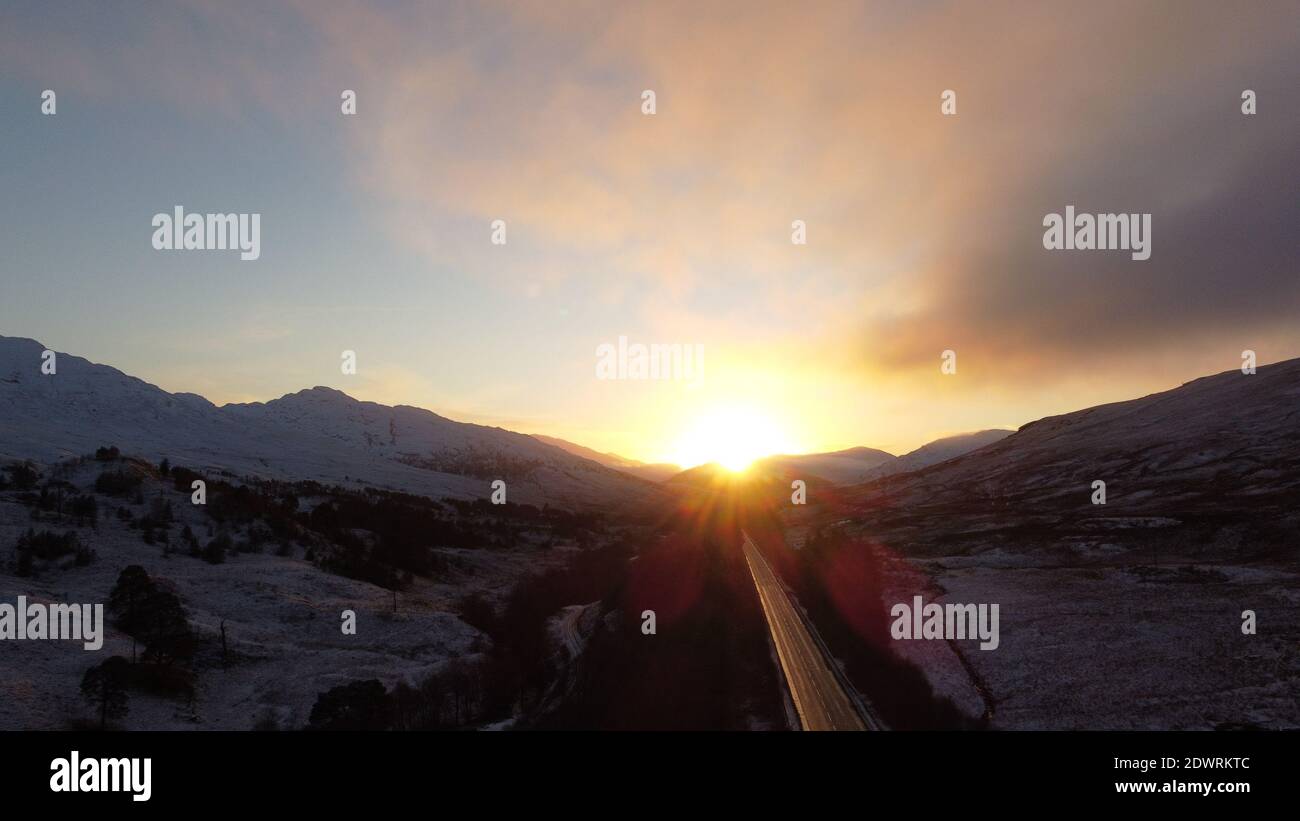 Scottish Loch, Snowy Highland Scenes, Scottish Highlands Stock Photo ...