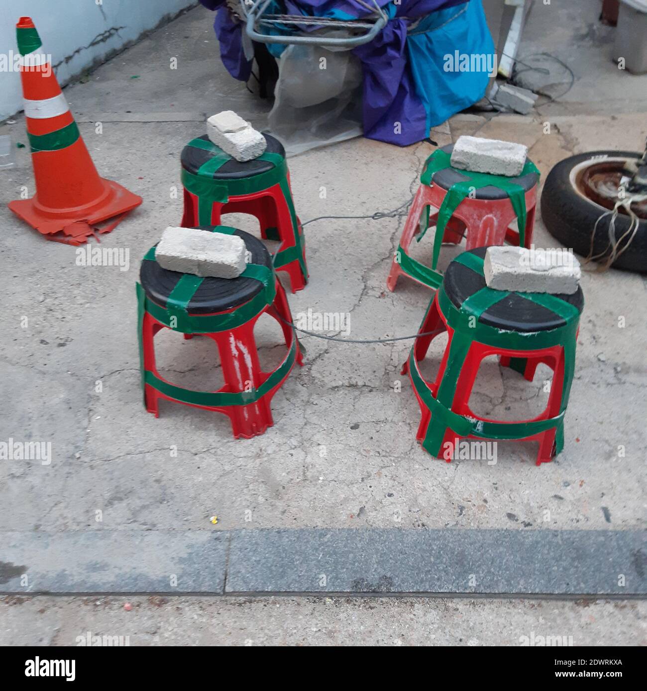 Plastic stool stools hi-res stock photography and images - Alamy
