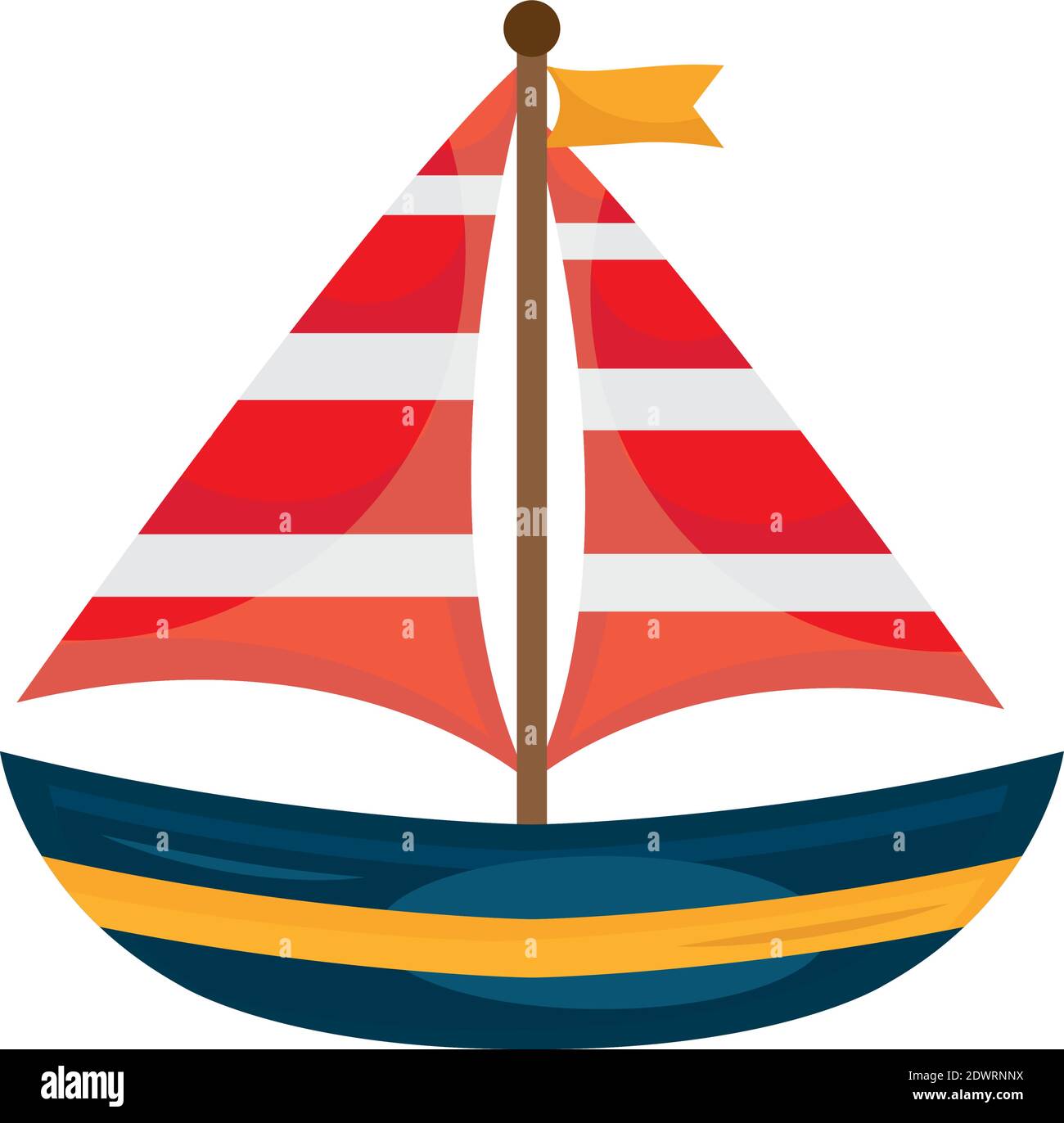 sailboat travel isolated style icon Stock Vector Image & Art - Alamy