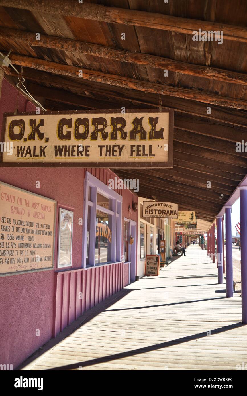 Tombstone arizona 1881 hi-res stock photography and images - Alamy