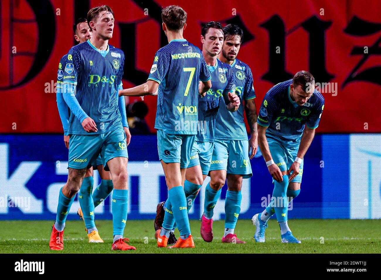 ENSCHEDE, NETHERLANDS - DECEMBER 22: (L-R): Mario Engels of Sparta ...