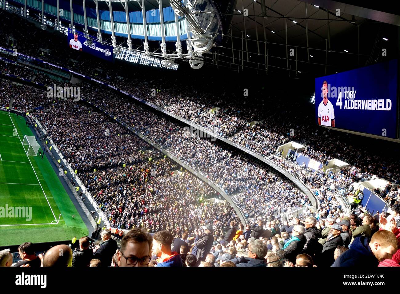 Tottenham Hotspur , White Hart Lane Stadium, London, England Stock ...