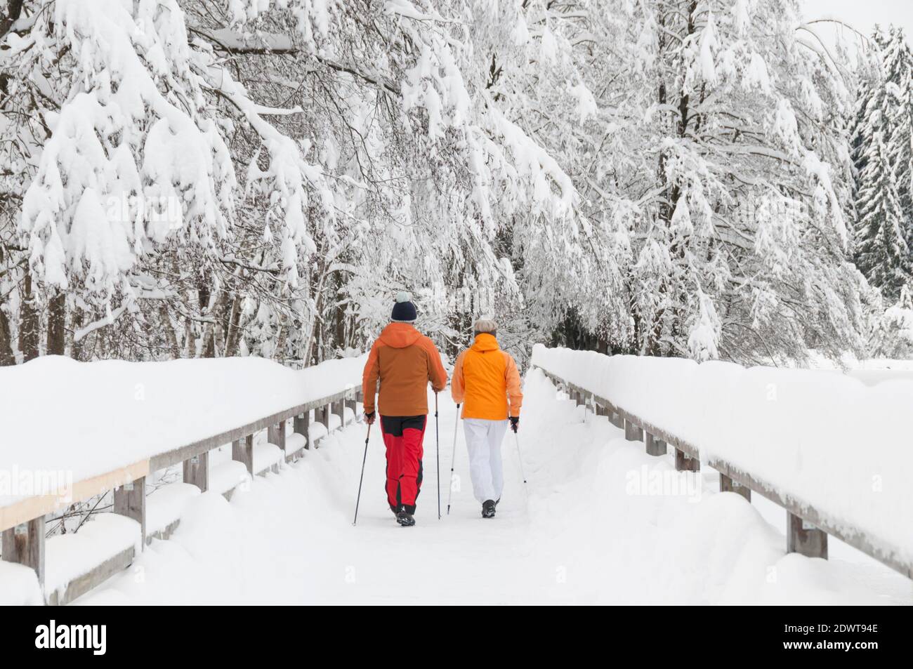 Elder couple on nordic hi-res stock photography and images - Alamy