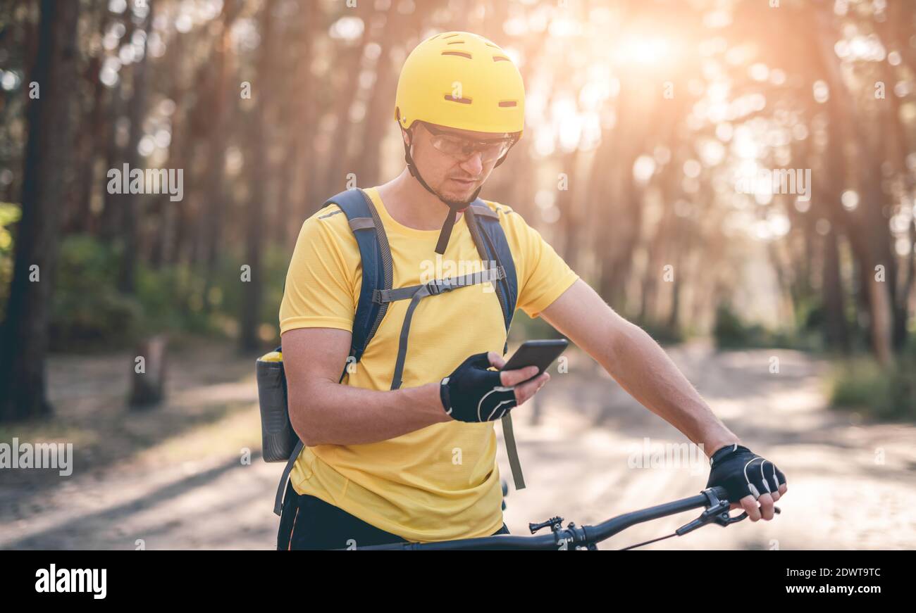 Man using cycle track hi-res stock photography and images - Alamy