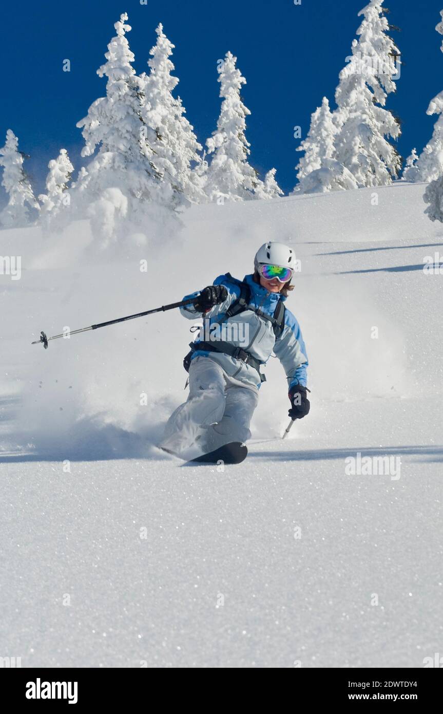 Powder turn with hi-res stock photography and images - Alamy