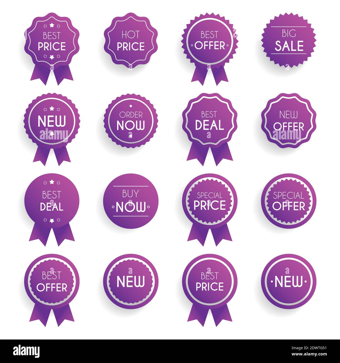 Promo badges set. Online shopping promo sale badges. vector ...