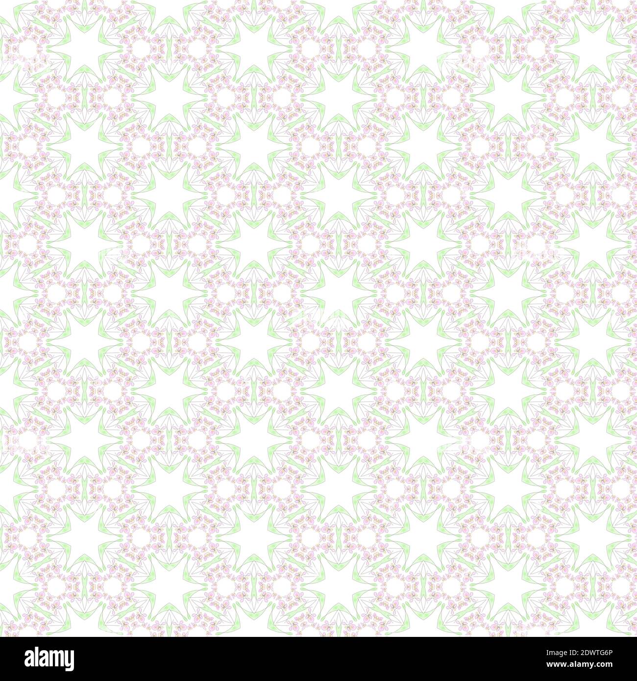 An abstract pattern of stars and circles illustration Stock Photo - Alamy