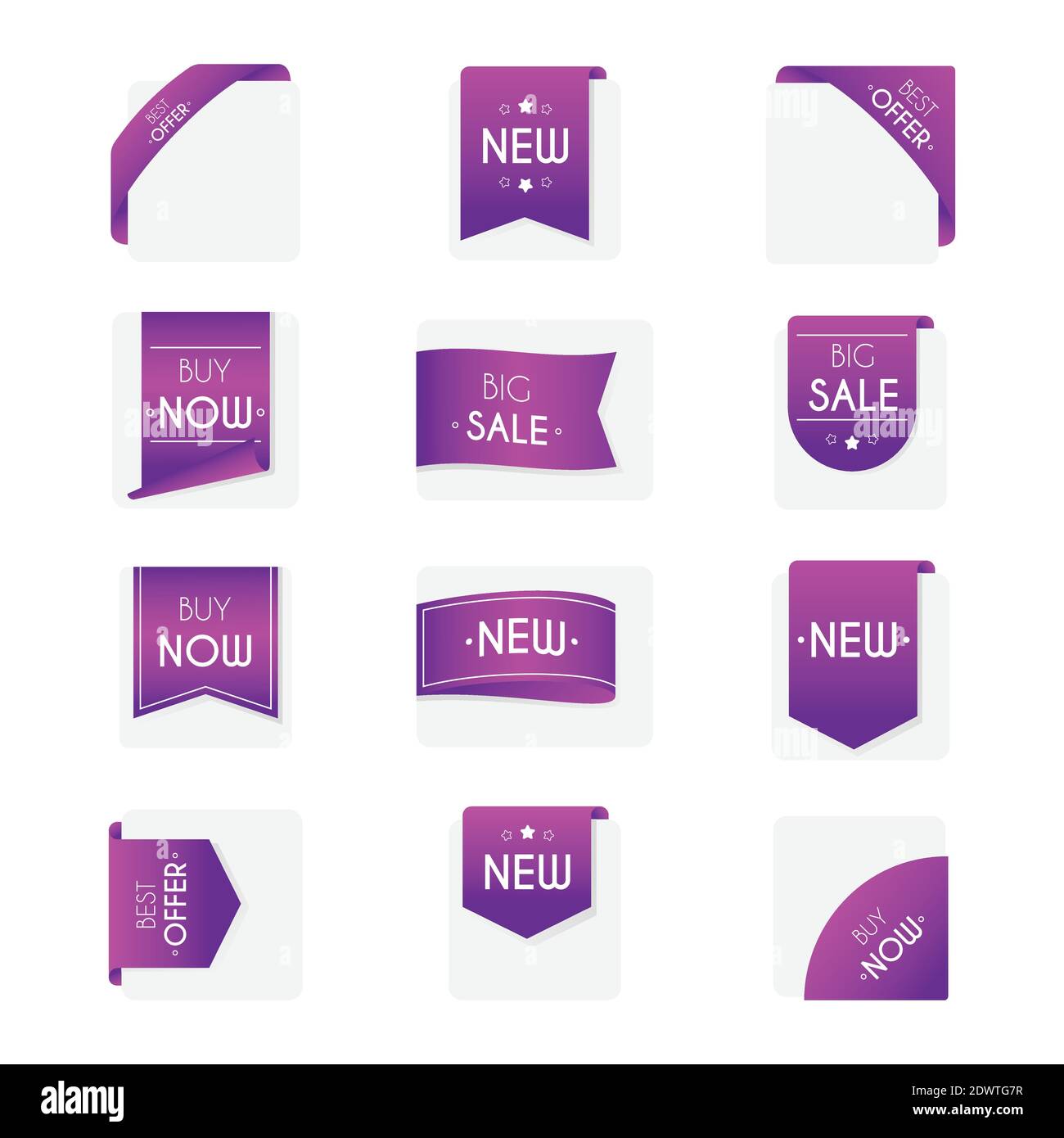 Promo badges set. Online shopping promo sale badges. vector ...