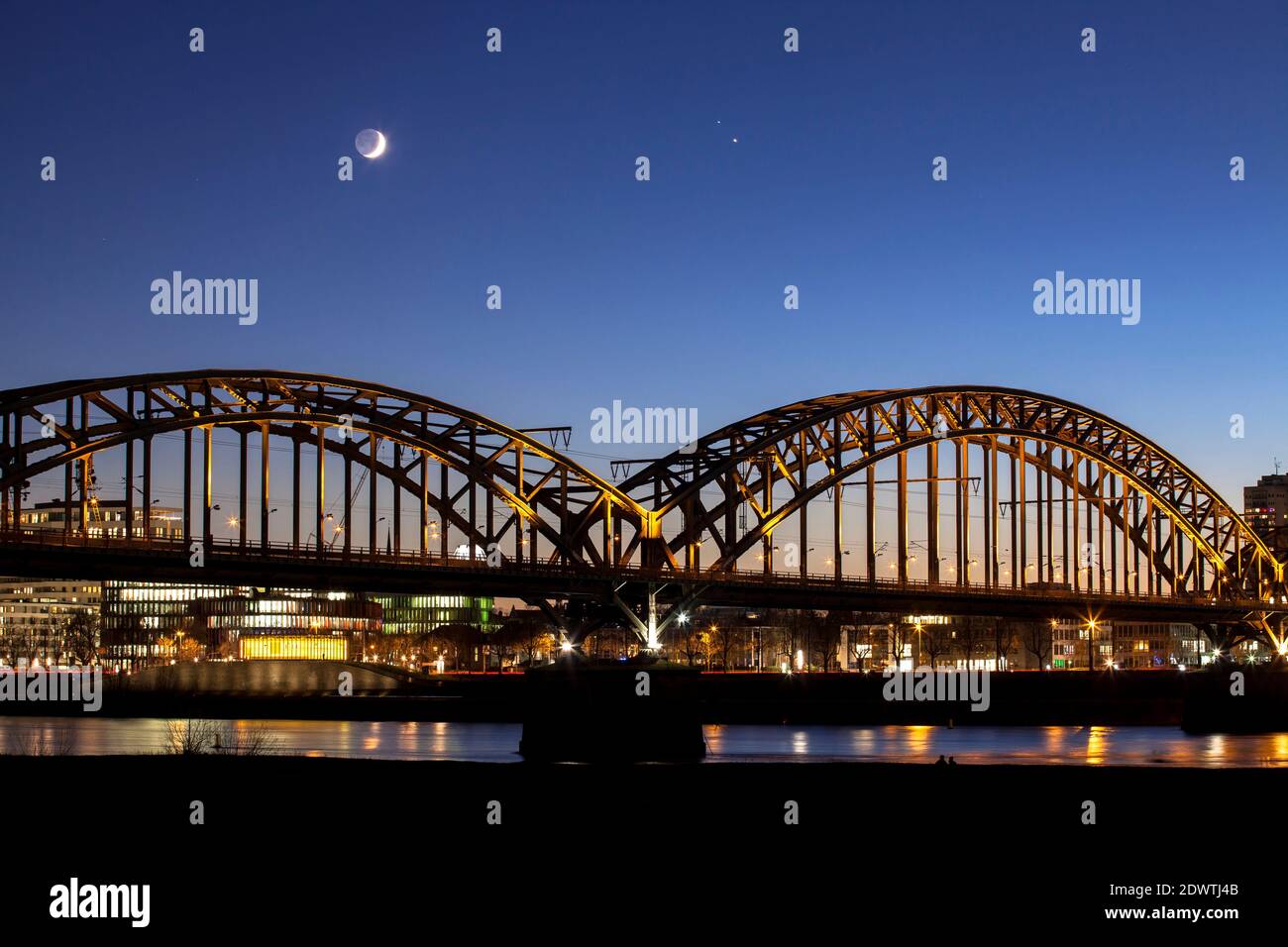 Jupiter and saturn great conjunction hi-res stock photography and ...